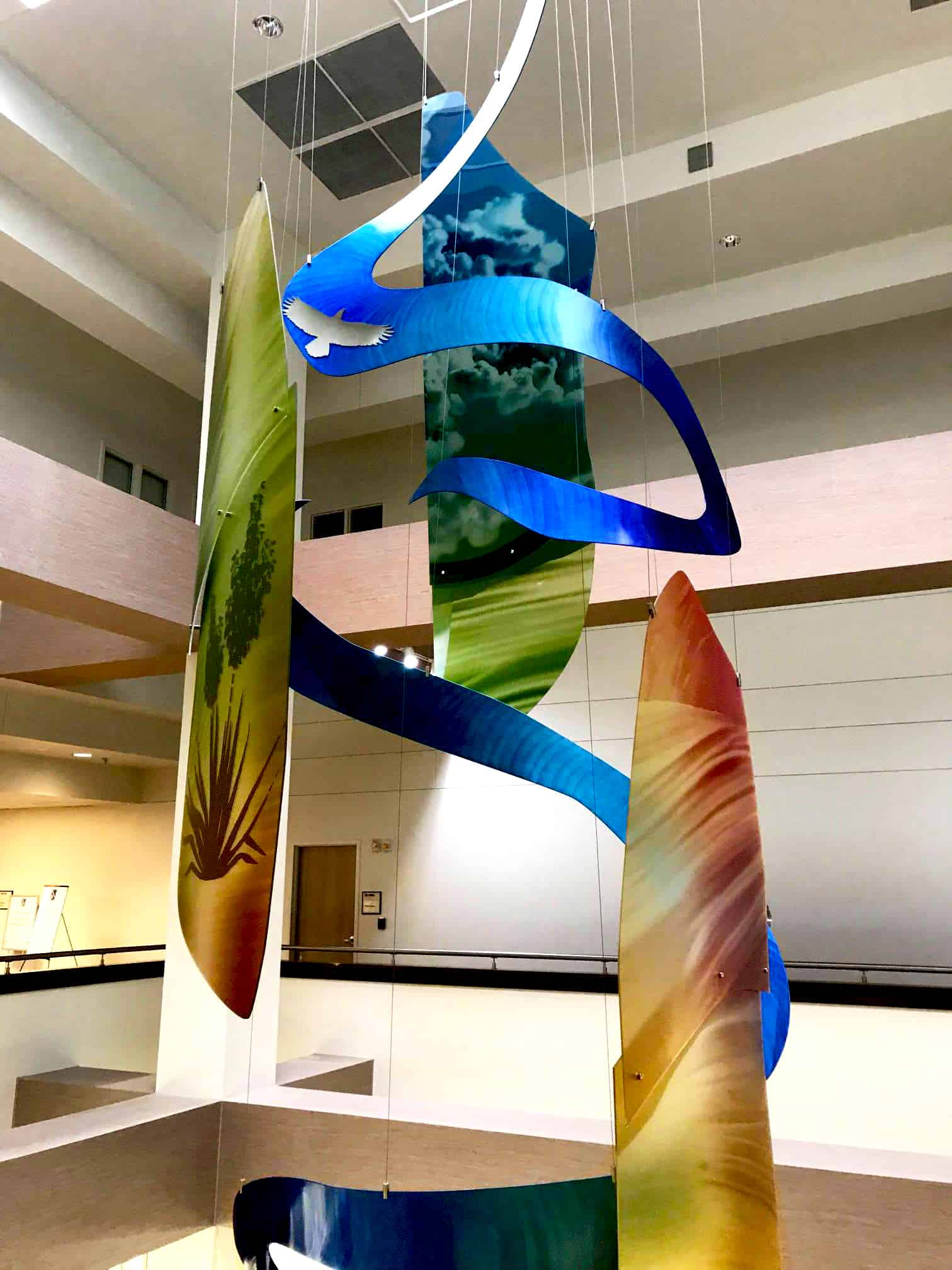 Hanging Atrium Sculpture | Placzek Studios